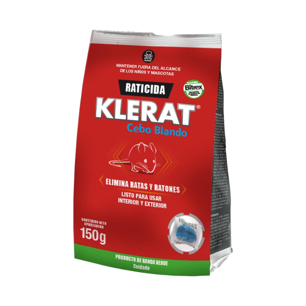 Veneno Ratones Klerat Cebo blando (150 g) Syngenta | Tienda ...
